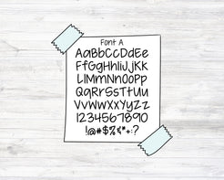 Personalized Script Planner Stickers with Your Custom Text, Custom Tex ...